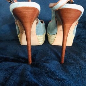 Sam Edelman | Shoes | Sam Edelman Novato Denim Stiletto | Poshmark